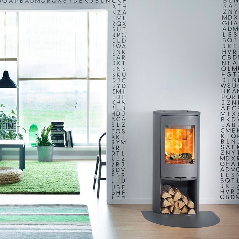 Contura 510 Style Brændeovn Grå H: 1066 x B: 495 x D: 440 | Køb nu hos ...