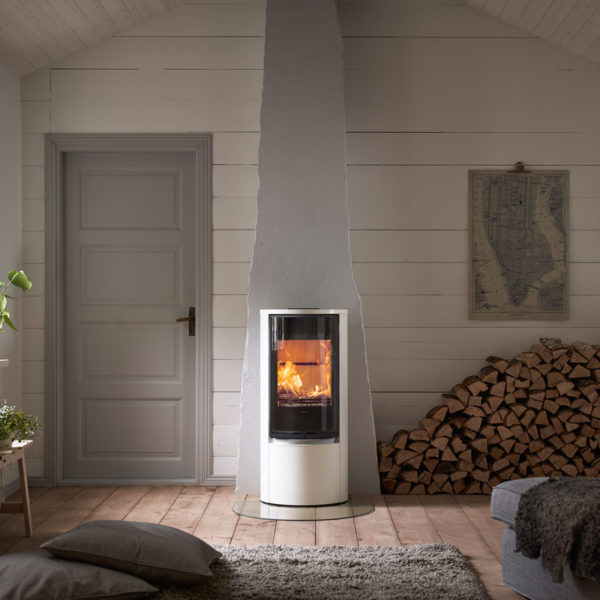 Contura 510G Style Brændeovn Hvid | Køb nu hos Pejsen