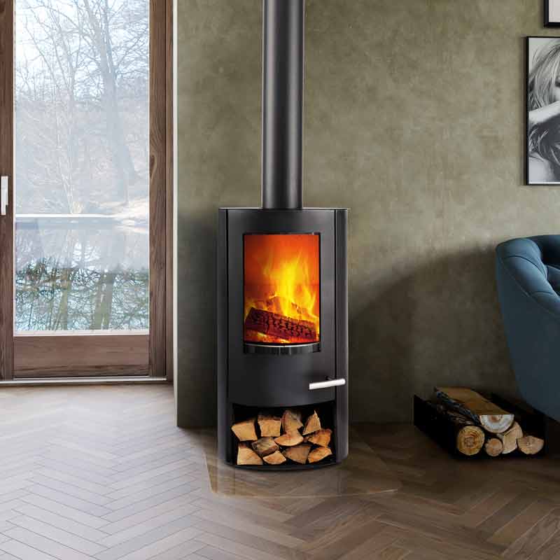 TermaTech TT20 Bazic R Brændeovn Sort | Køb hos Pejsen