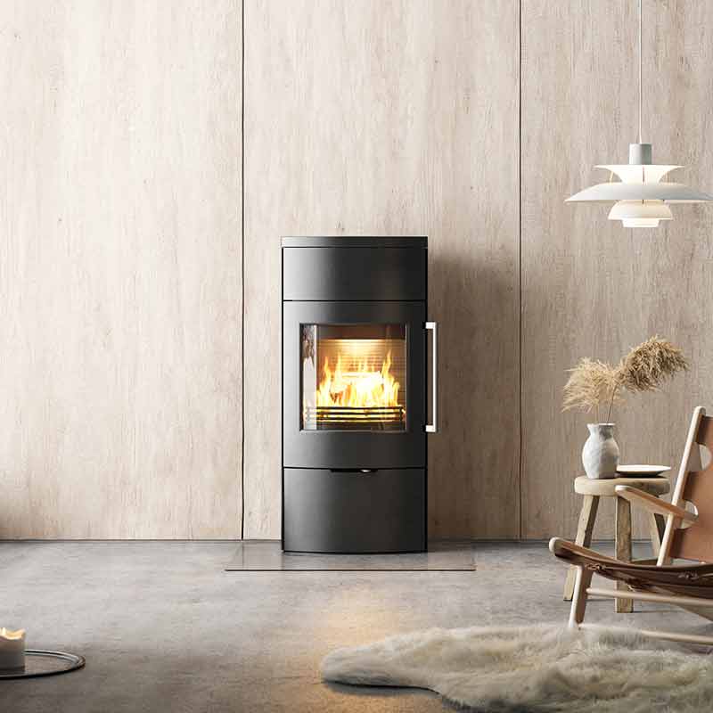 TermaTech TT80S Brændeovn Fedtsten | Køb hos Pejsen