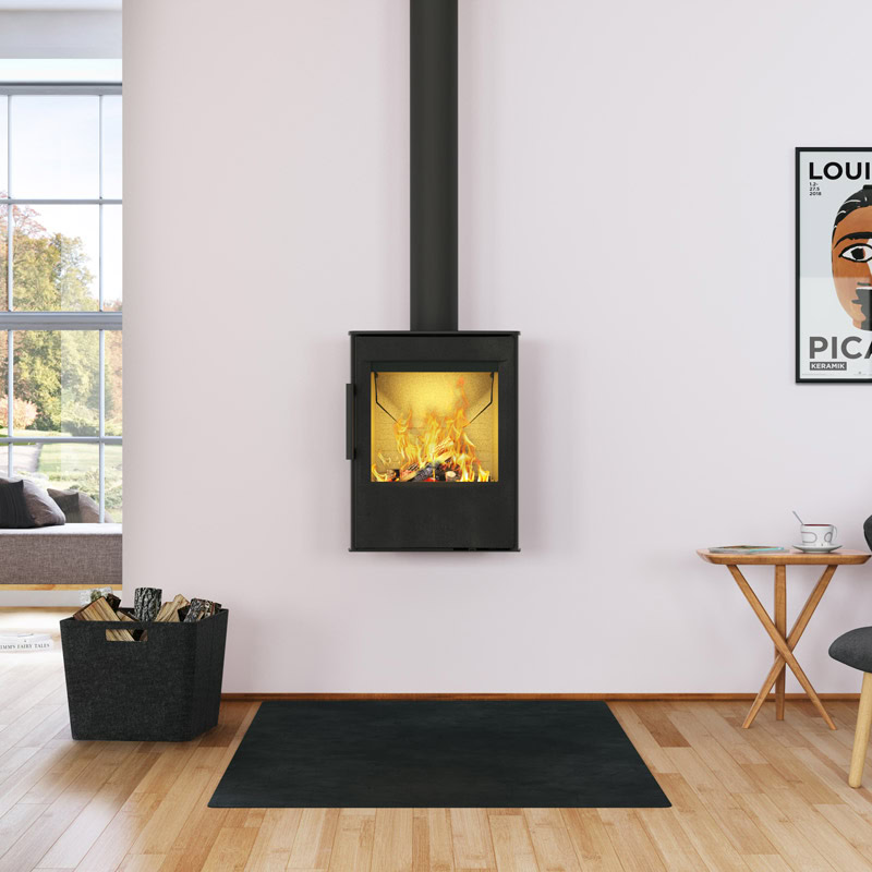 WIKING Mini 2 Sort Brændeovn | Køb hos Pejsen